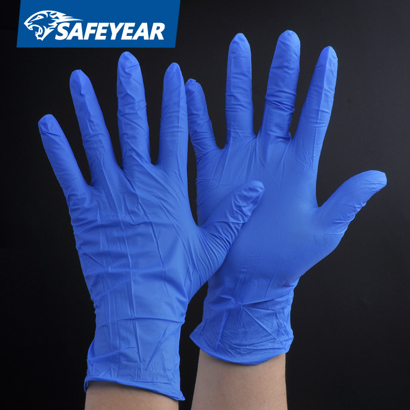 Blue Disposable Gloves FL-1111B2 - Buy Disposable Gloves, Hospital ...